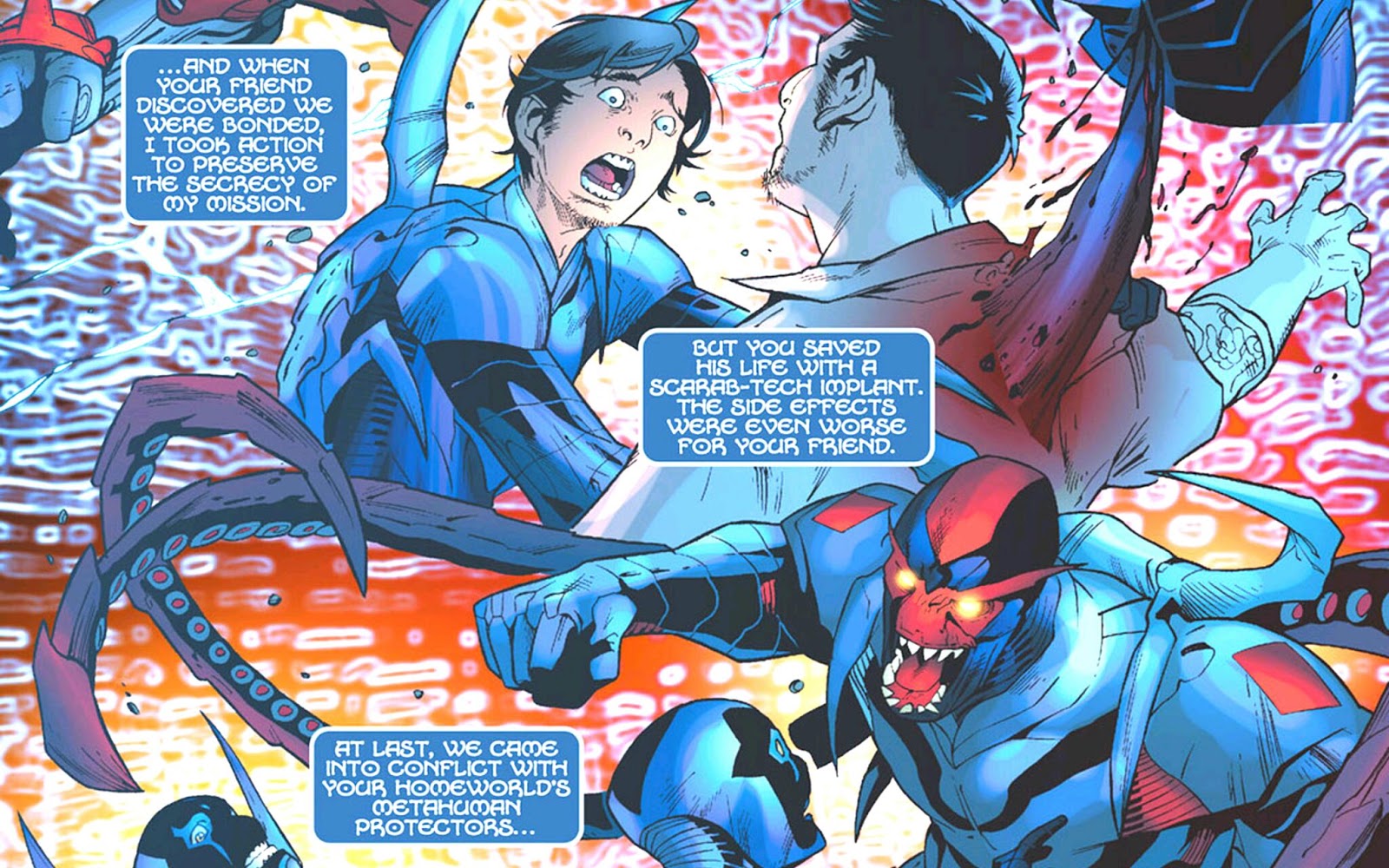 SpiderMitch's Comix Reviews: DC New52 - Blue Beetle #0 (Scarabs ...