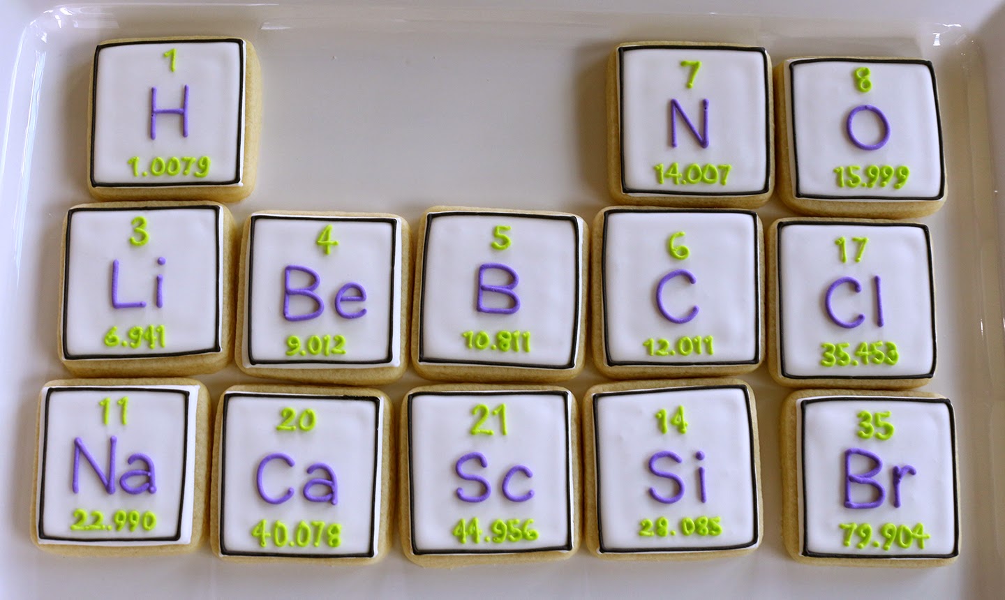 Jaclyn's Cookies: Science Cookies
