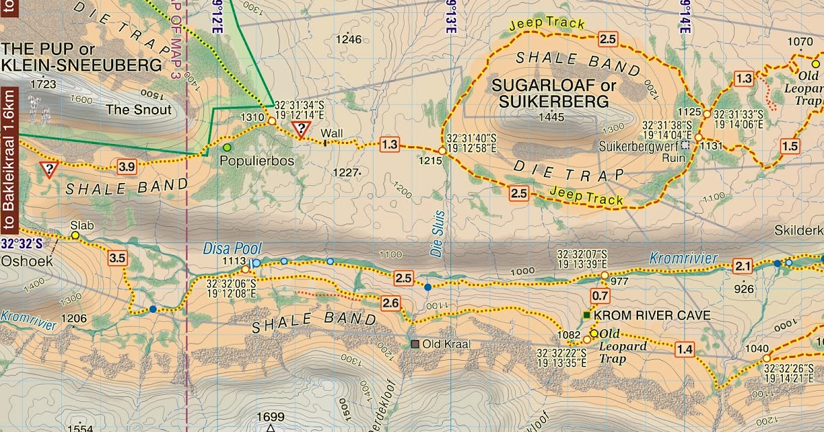 Hike the Cederberg: the Map: #20 Report Back, May-June 2013