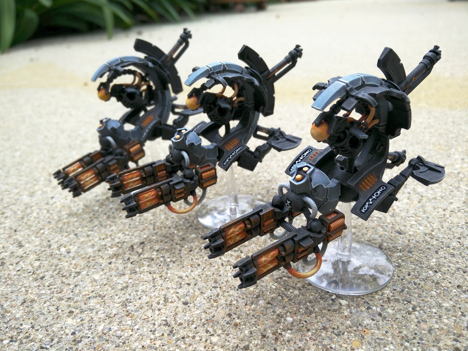 Necron Army Work in Progress pics: Tomb Blades Done!