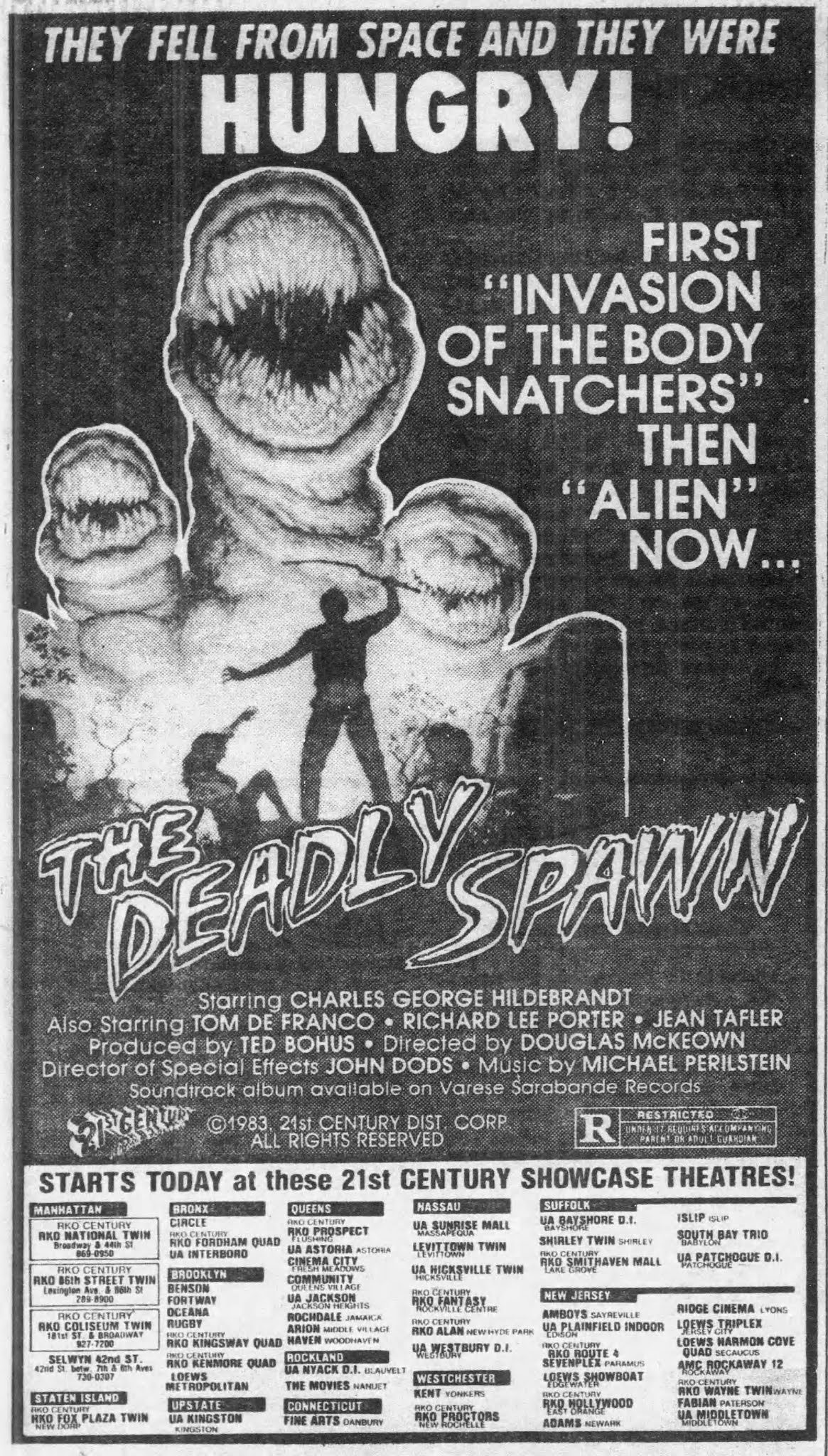 Happyotter: THE DEADLY SPAWN (1983)