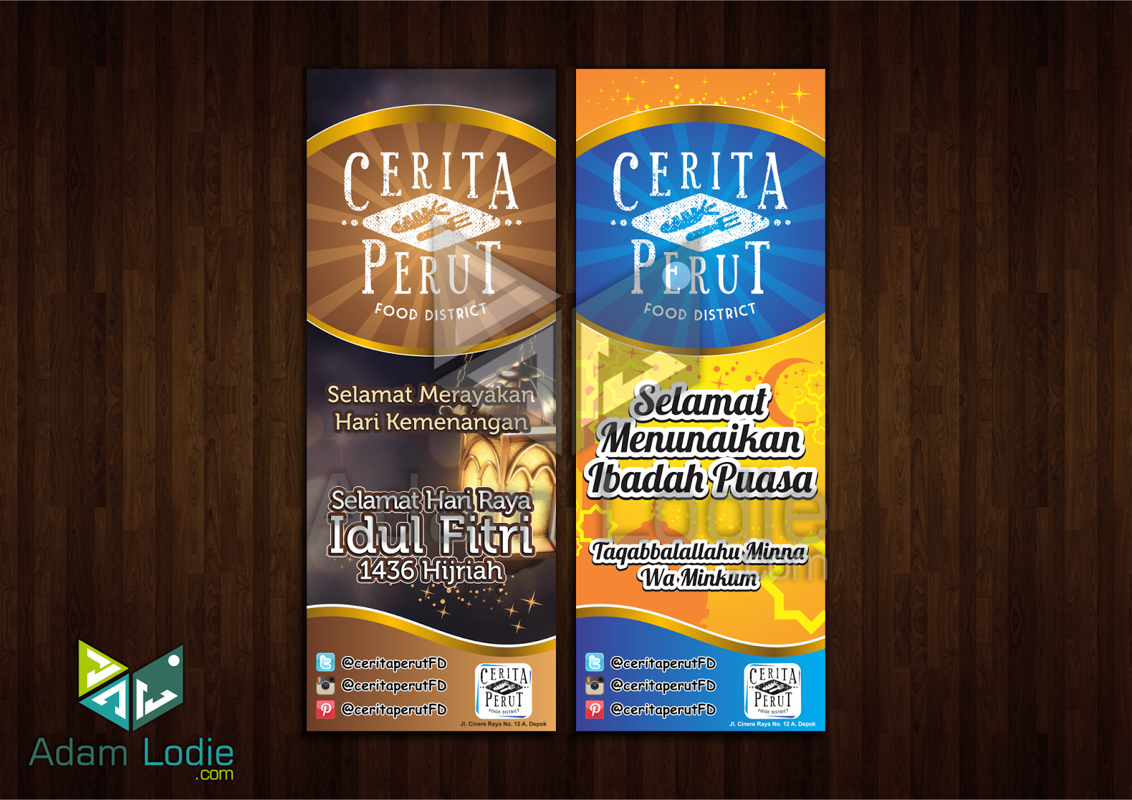 JASA DESAIN BANNER | X-BANNER ~ AdamLodie.Com