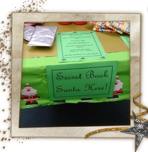 Library Displays: Secret Book Santa