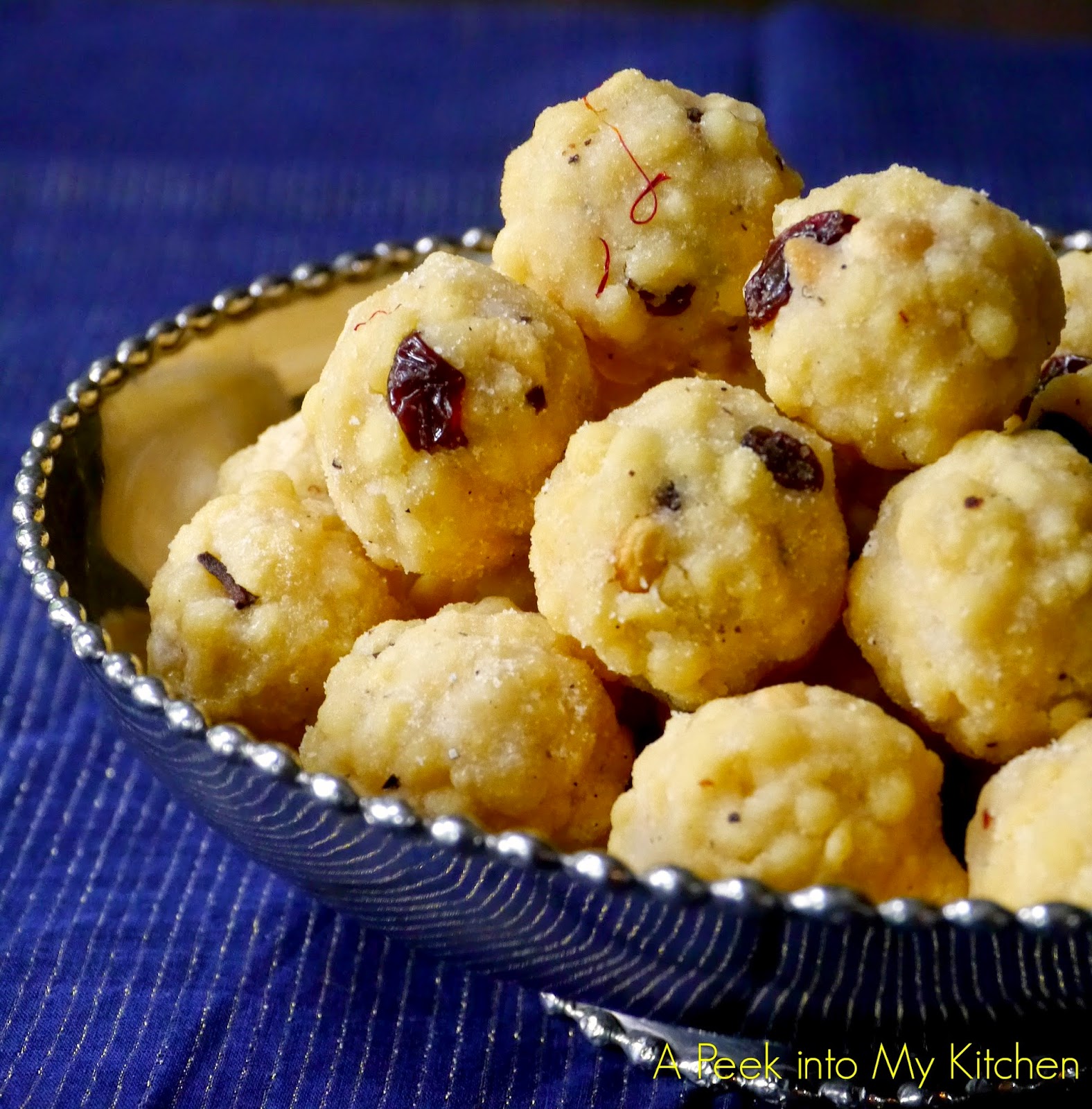A Peek into My Kitchen: Boondi Ladoo / Laddu