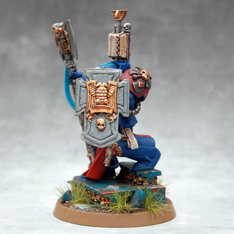 The Brush Brothers: Blood Angels Librarian with Storm Shield