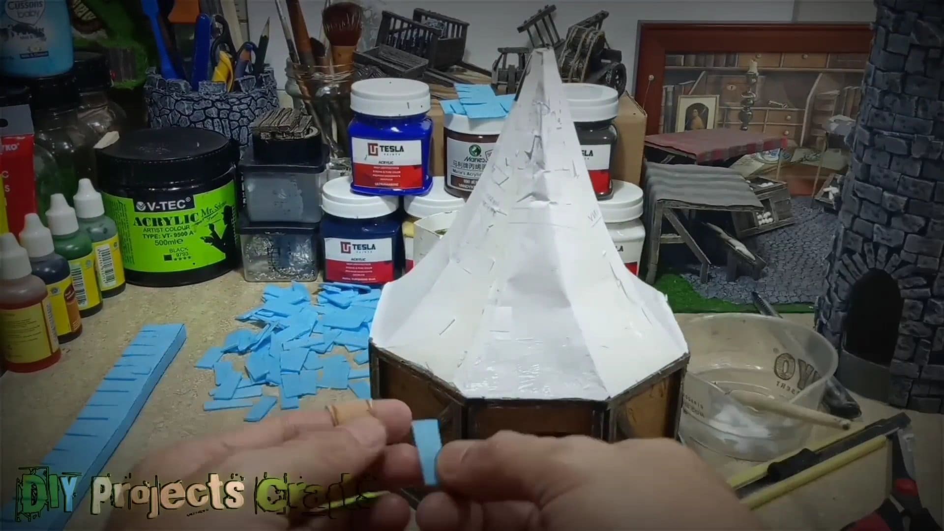 How to make Medieval Stone Tower for your Diorama or Tabletop Game