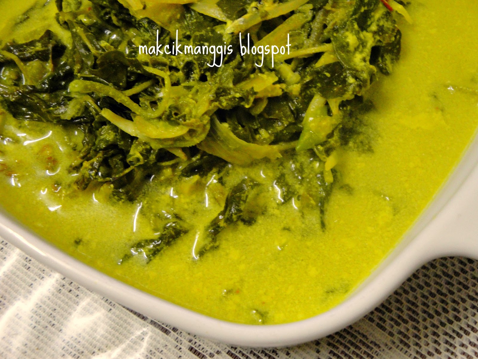 jom masak, jom makan makan..: Sayur Maman Masak Lemak