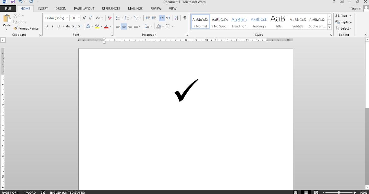Cara Mudah Membuat Simbol Ceklis Di Word - Coldeja | Blog Seputar ...