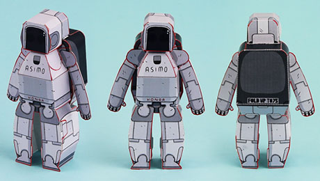 Asimo Paper Toy | Paperized Crafts