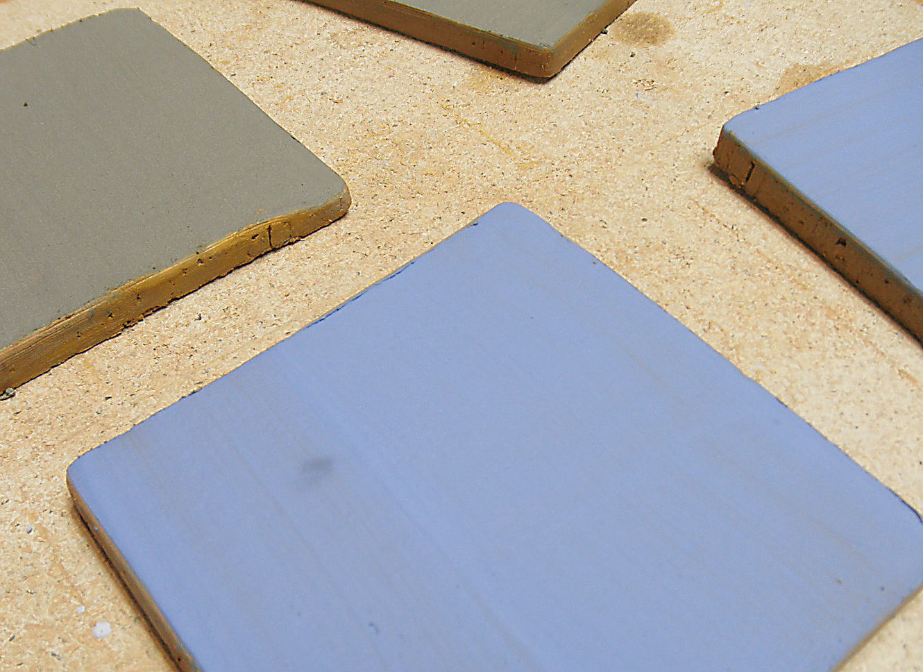 Beschichtete Tonplatten für die Scraffito-Technik zum Ausprobieren ...