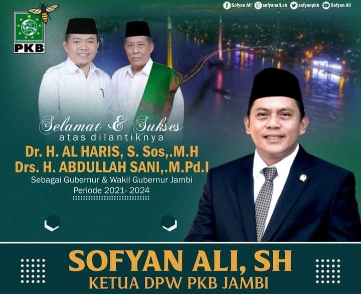 Sofyan Ali: Selamat Bertugas Pemimpin Baru Jambi - KERINCI EXPOSE