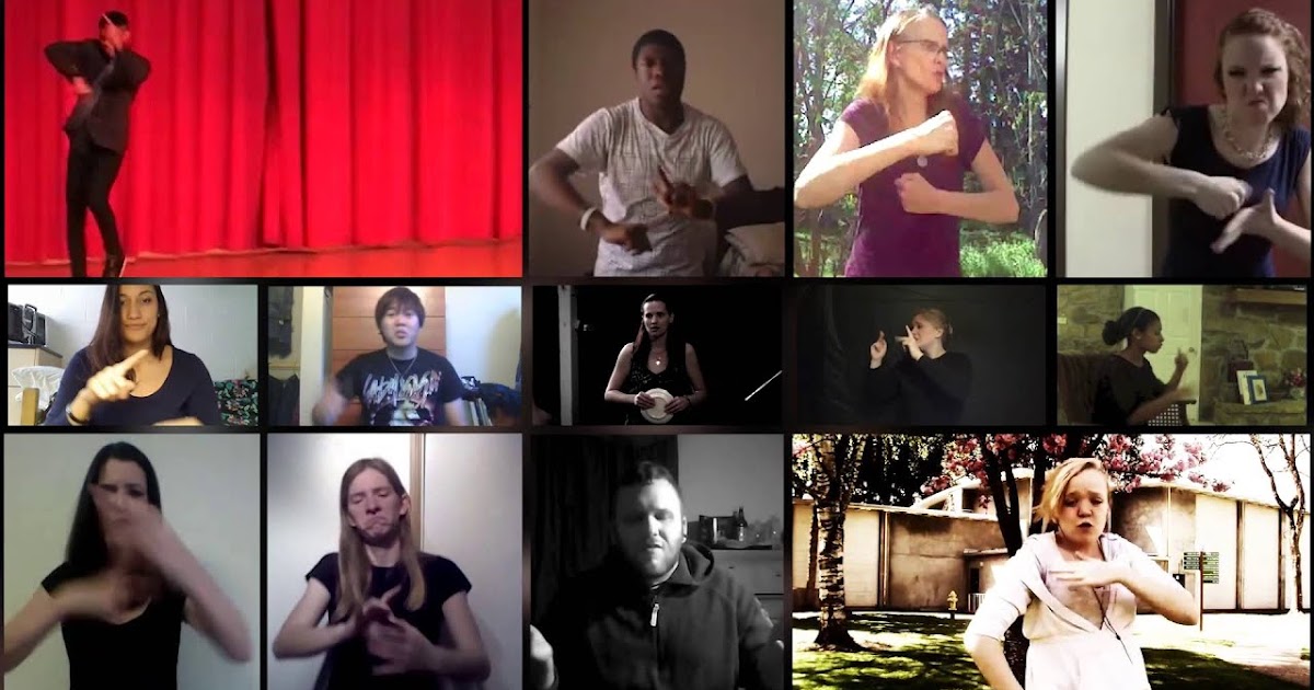 Deaf YouVideo: Interpretive Sign Languages Mashup