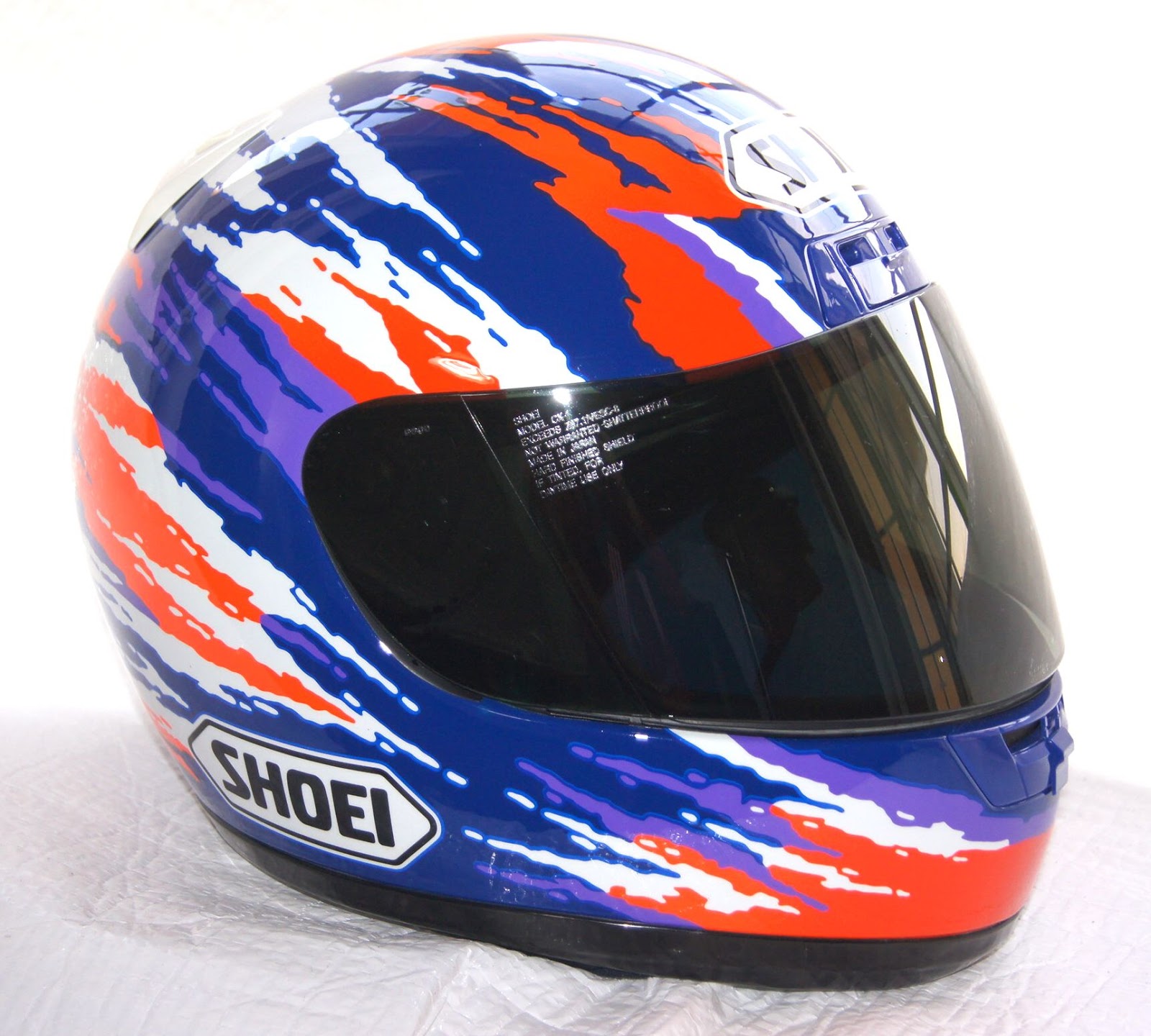 samurai‐bikers: SHOEI Racing HELMET X-8 Daryl Beattie official replica