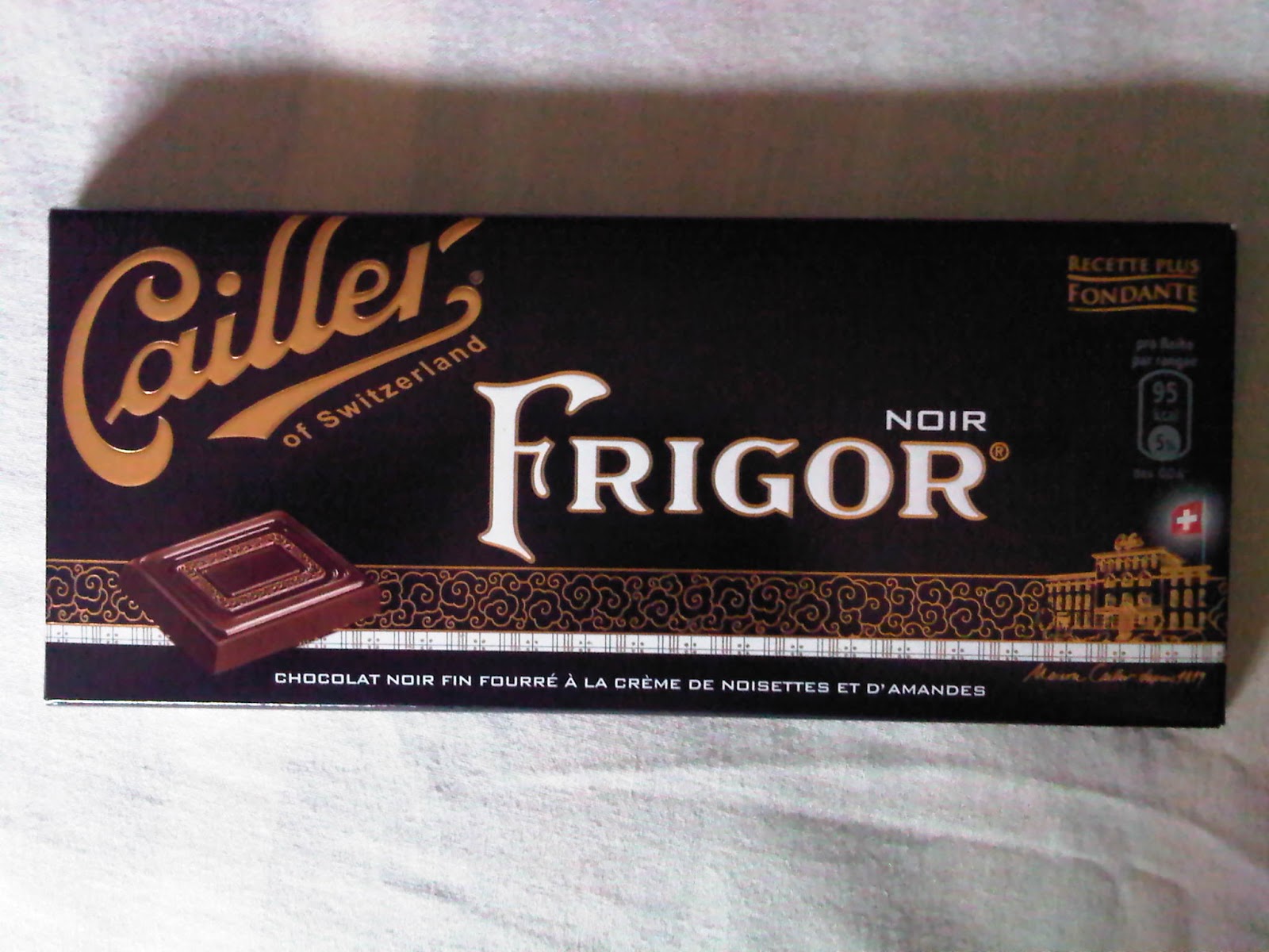 Regin's Realm: Chocolate review: Cailler Frigor Noir
