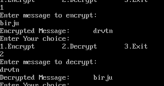 Implement Mono alphabetic cipher encryption-decryption