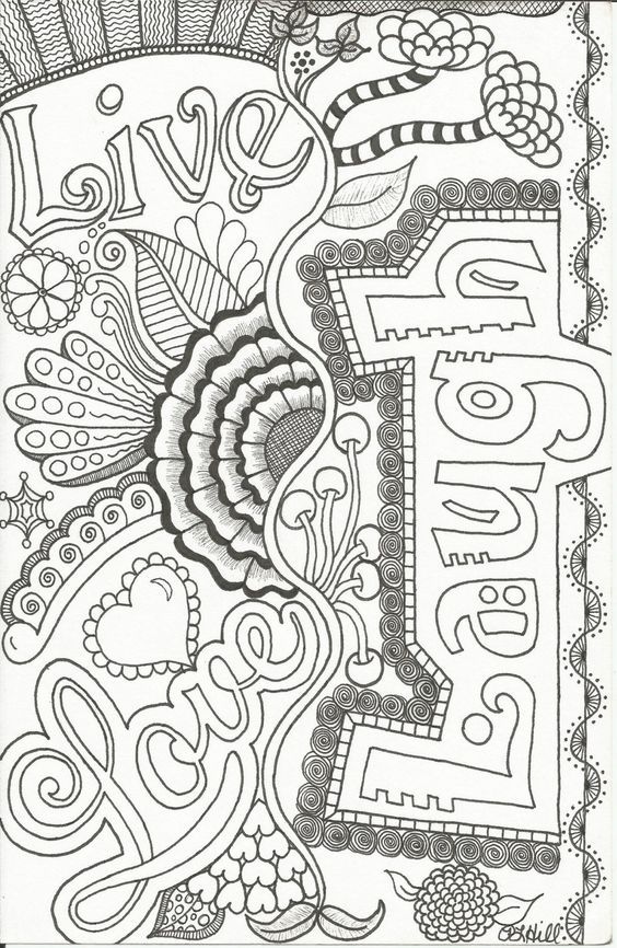 Live Laugh Love Coloring Pages ~ Coloring Pages