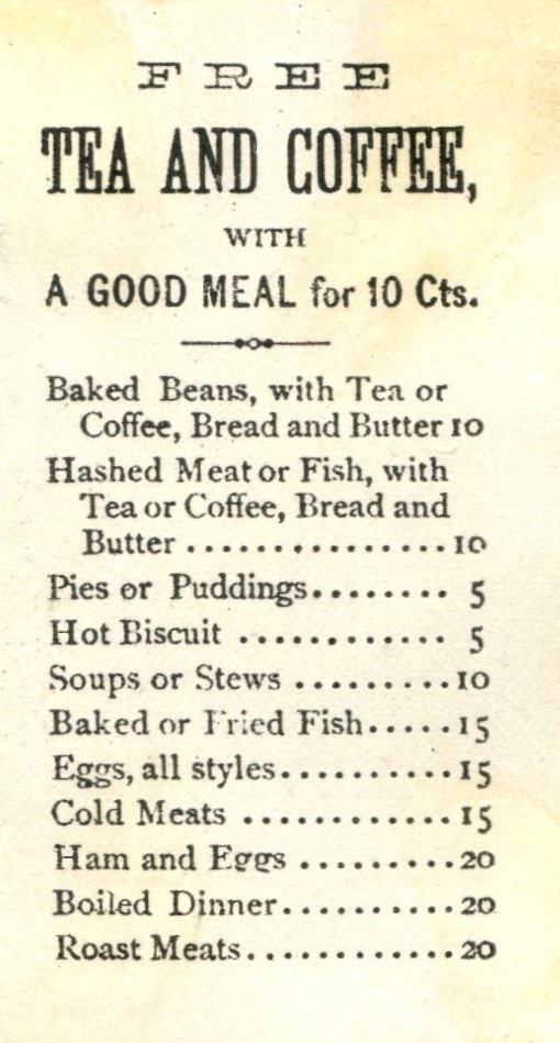 The American Menu: The 15-Cent Houses