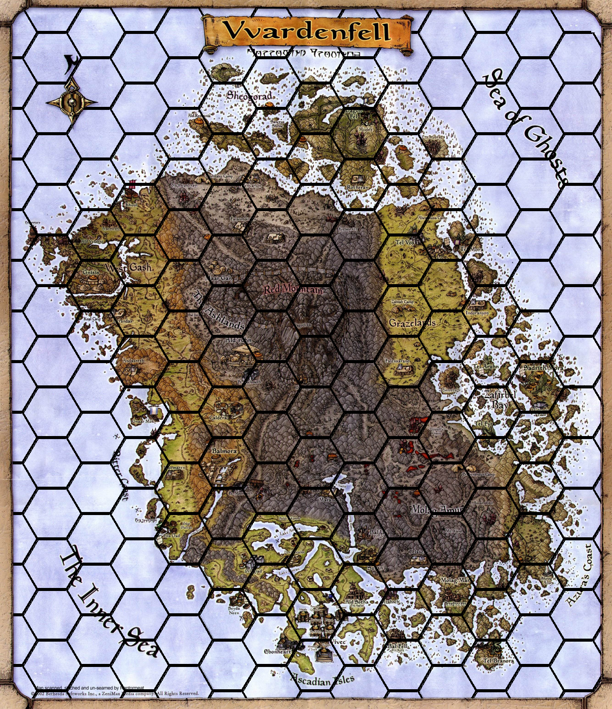 The Wandering Gamist: ACKS Morrowind: Maps