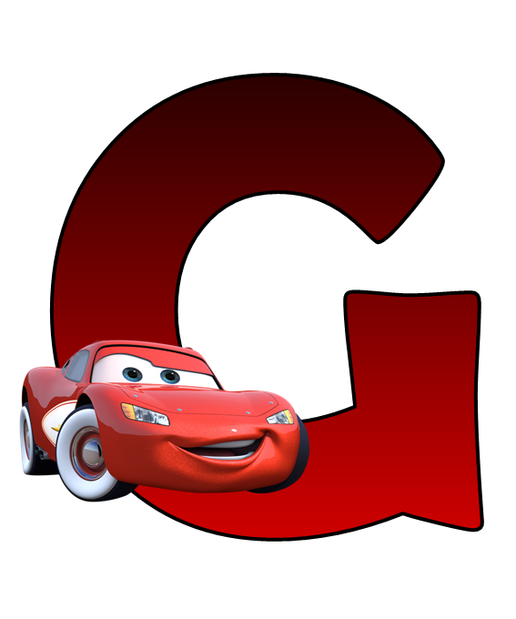 Kits imprimibles gratis : Abecedario y números Rayo McQueen