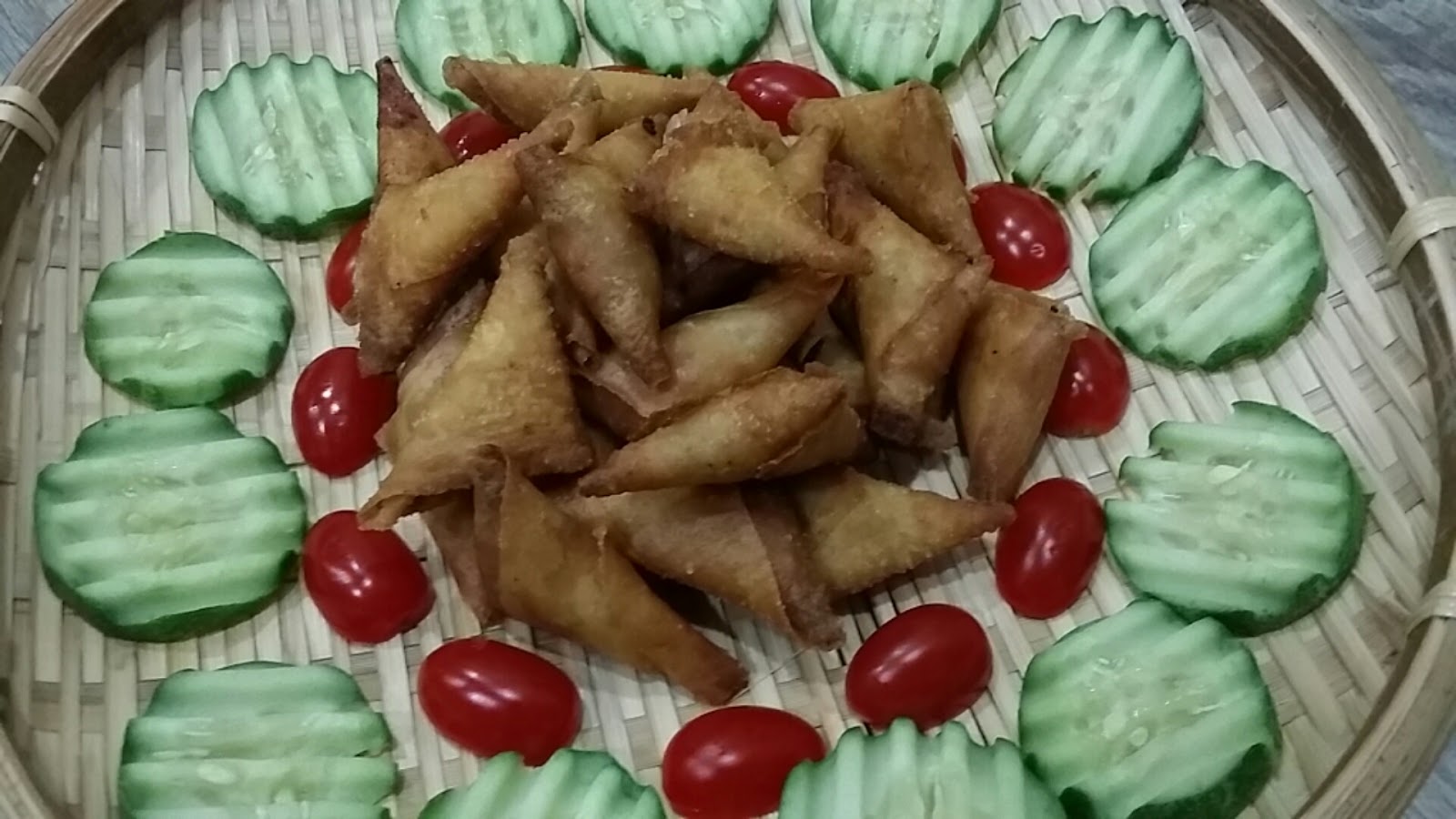 我的烘培笔记 D'Jane Bakery: Mini triangular Yam Samosa 迷你芋泥三角煎饺