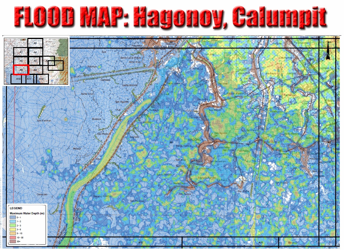 PromdiNEWS: Angat Dam break flood map--Hagonoy, Calumpit
