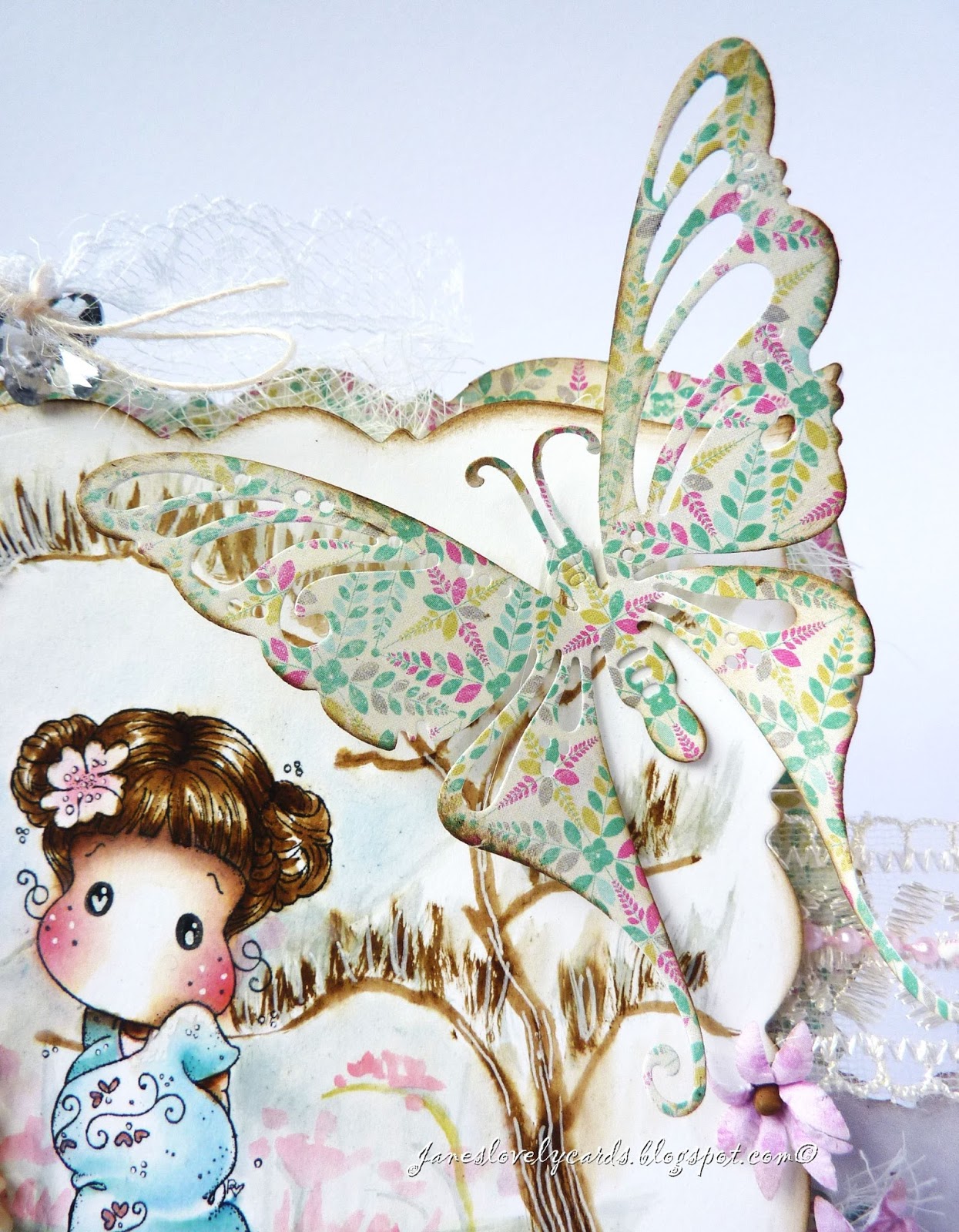 Jane's Lovely Cards : Magnolia-licious DT - Things With Wings