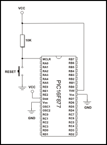 introemb: Basic Circuit Of PIC16F877A