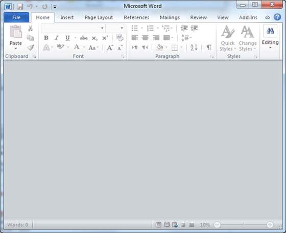 Creating, Saving, Closing and Opening a Documents MS Word 2010 ...