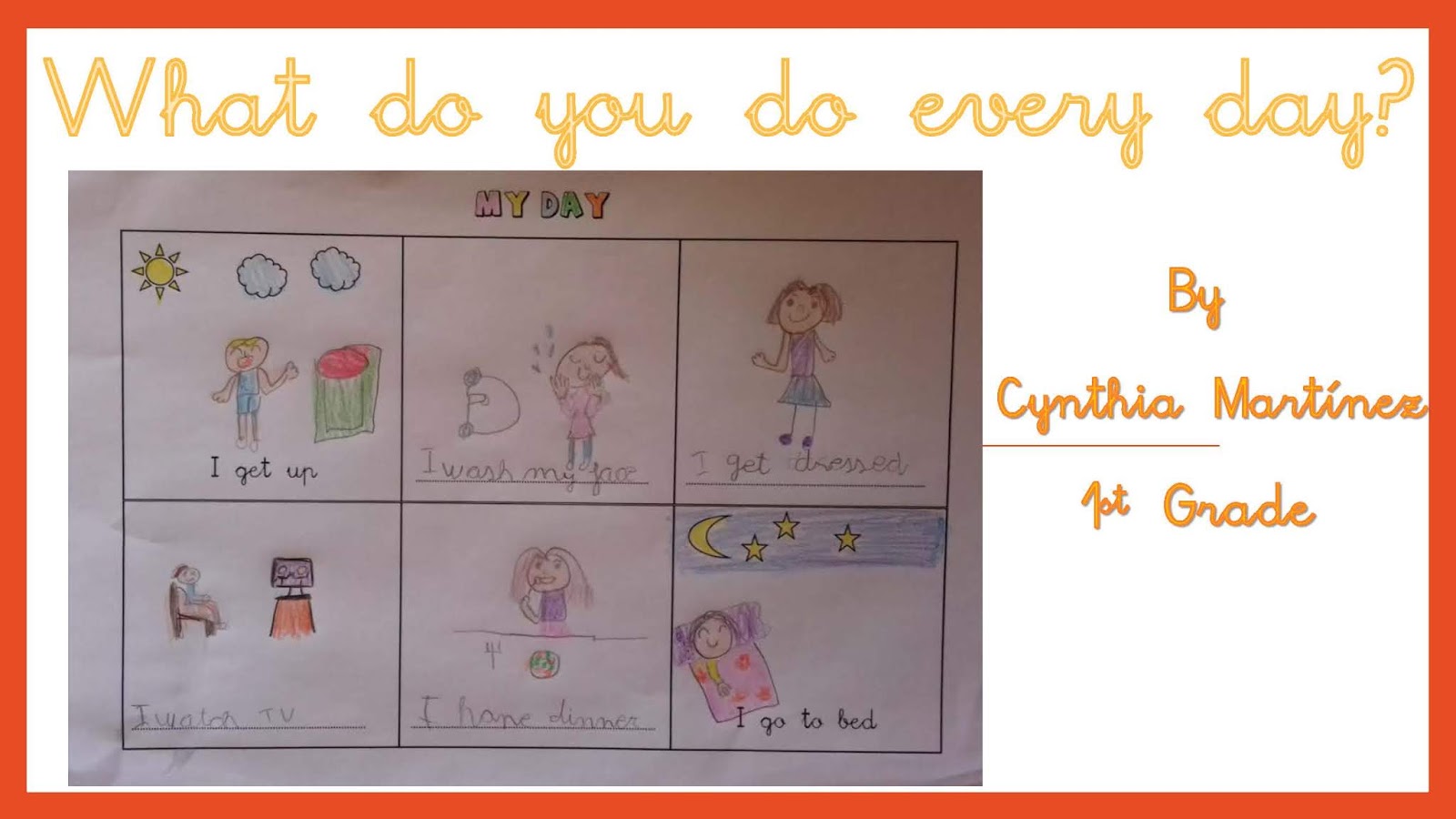 Cervantes in English: "MY DAY" PROJECTS