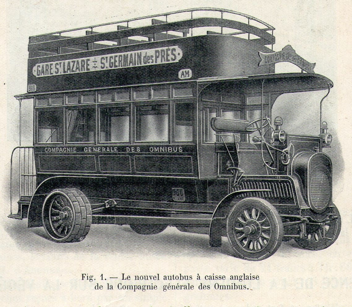 Chroniques du temps passé: Les nouveaux autobus Parisiens.