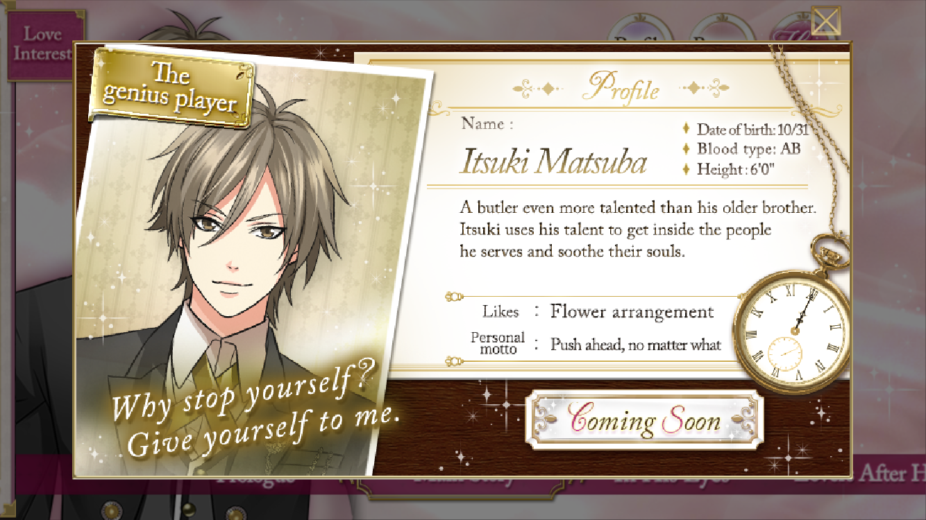 Butler Until Midnight | Otome iOS