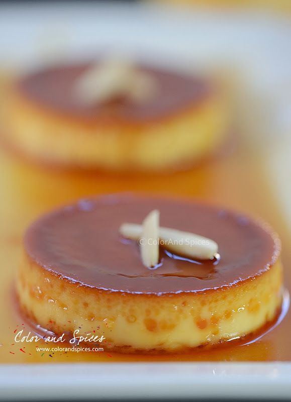 Color and Spices: Caramel custard or flan...