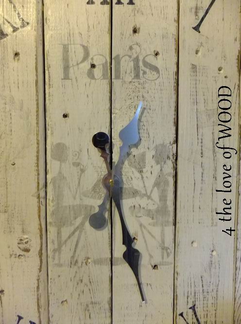 4 the love of wood: CLOCK MADE FROM SALVAGED WOOD - recycling fence boards