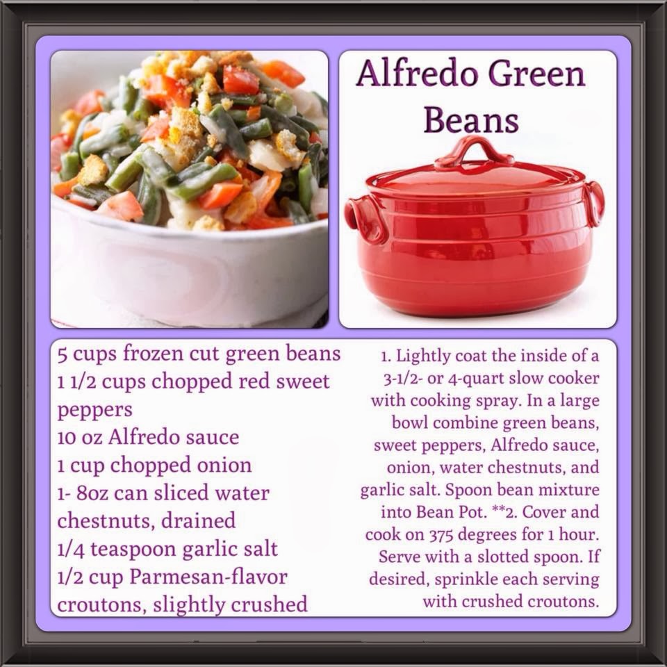 Celebrating Home Recipes: Alfredo Green Beans