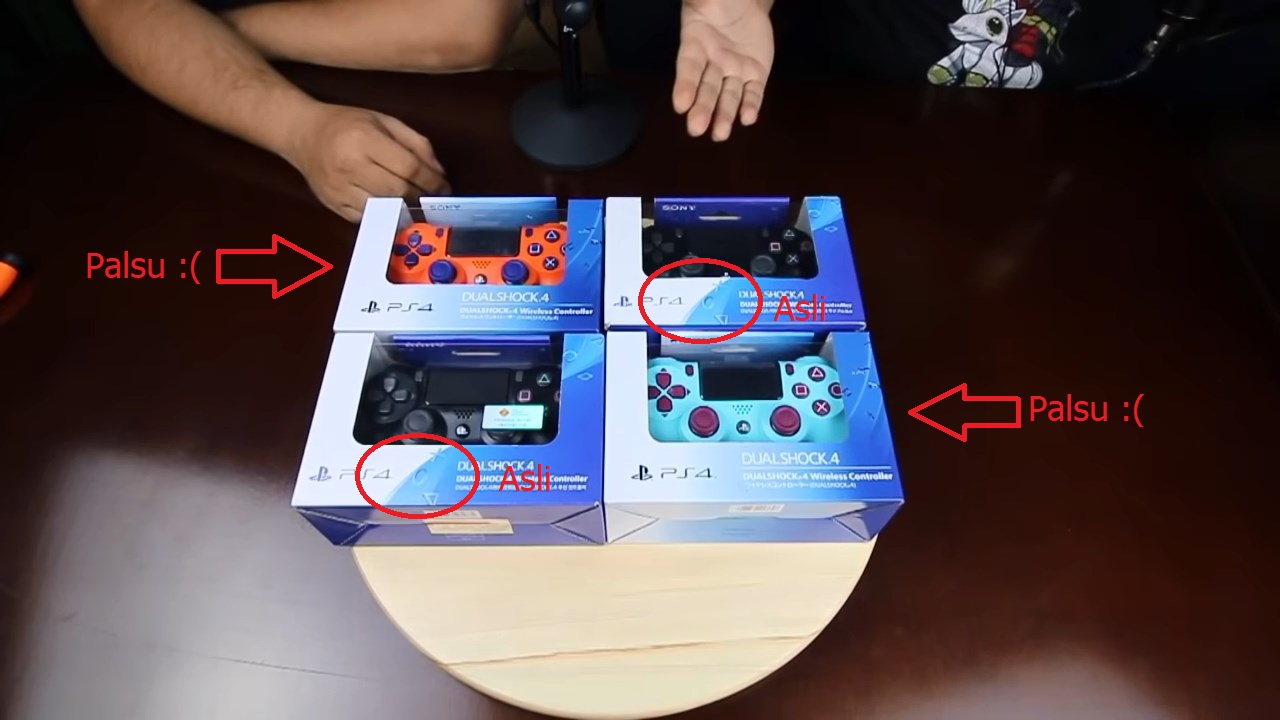 Cara Membedakan Stick DualShock PS4 (DS4) Asli atau Palsu - CGI: Cerita ...