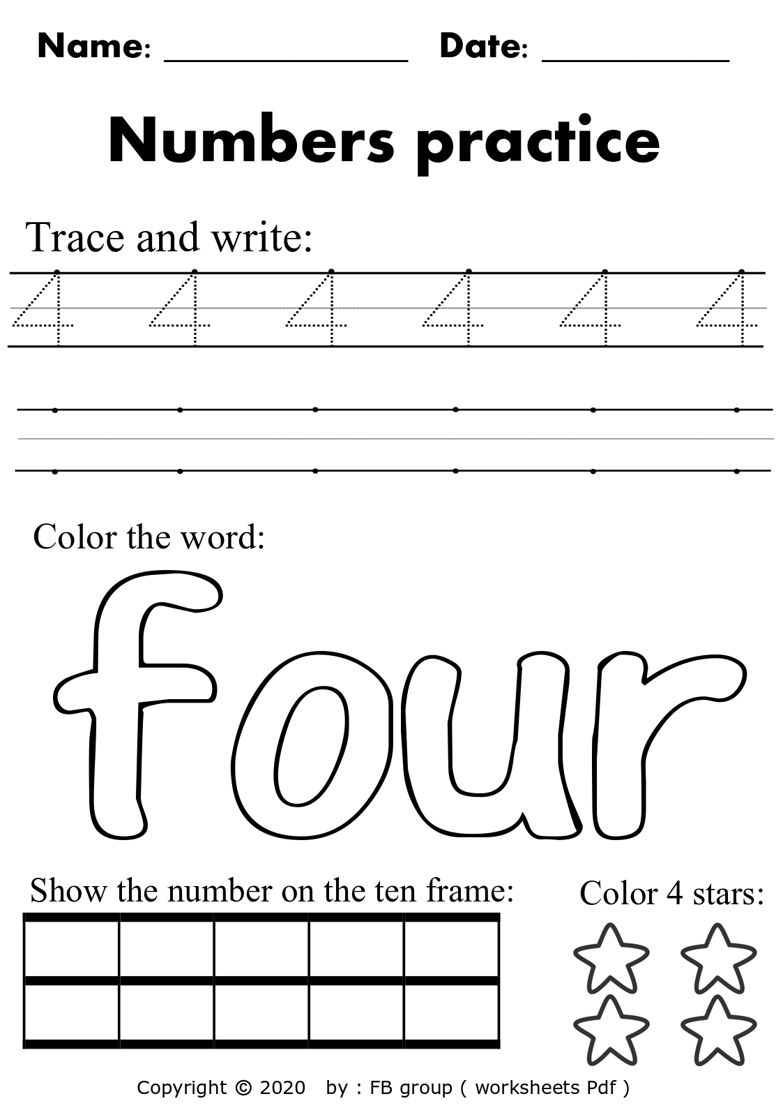 Download (learn numbers 1-10) free pdf worksheet + new puzzles and more ...