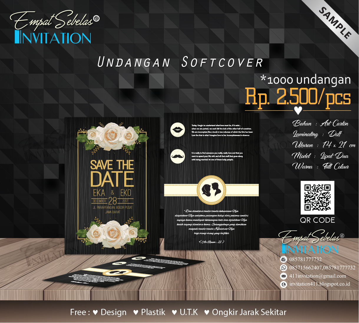 Undangan Pernikahan: Cetak undangan murah