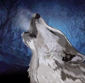 My Share Base: How to Draw a Howling Wolf