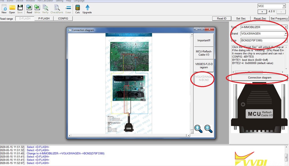 AUDI A5 70F3380 BCM2 Pinout to Xhorse VVDI Prog : vvdishopのblog