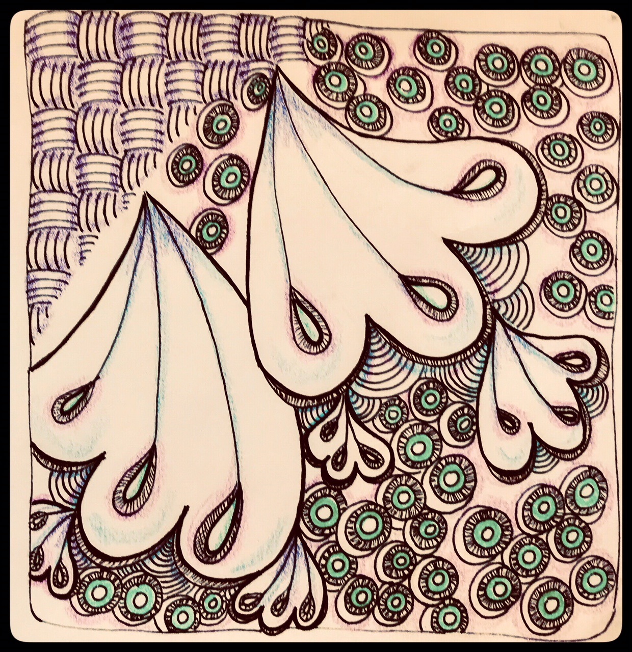 Tickled To Tangle: "It's a String Thing" #233 Tiles