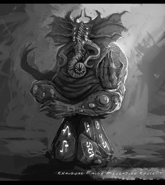 Mundo Tentacular: Chaugnar Faugn - The Horror from the Hills