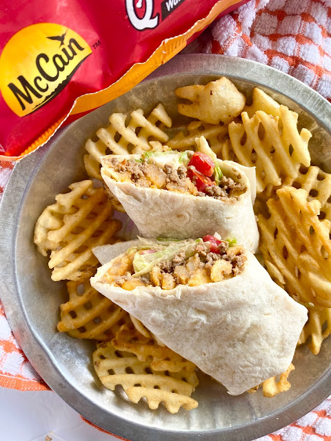 Easy Cheeseburger & French Fry Burritos | Ally's Sweet & Savory Eats