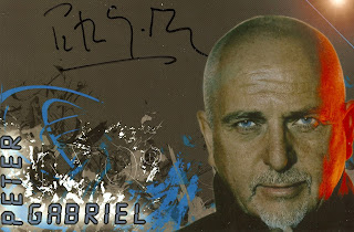Chris Autographs: Peter Gabriel