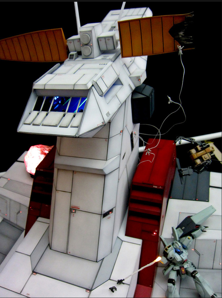GUNDAM GUY: 1/144 Scale Nahel Argama Diorama w/ LED Effects