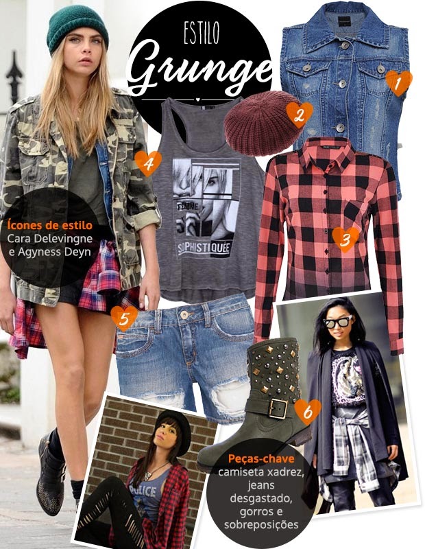 Dicas da Ka: Moda grunge