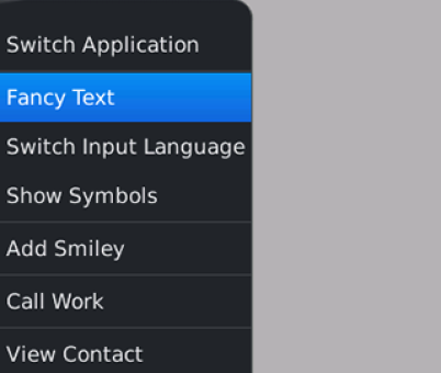 Fancy Text Chat on BBM WhatsApp Facebook .axl | BlackBerry y Otros