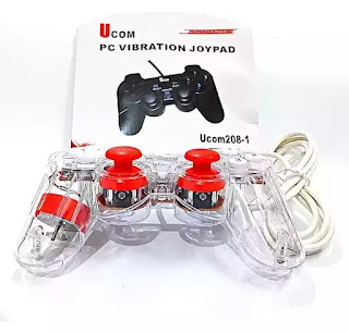 PC Wired Controller Double Shock Vibration Ucom208-1