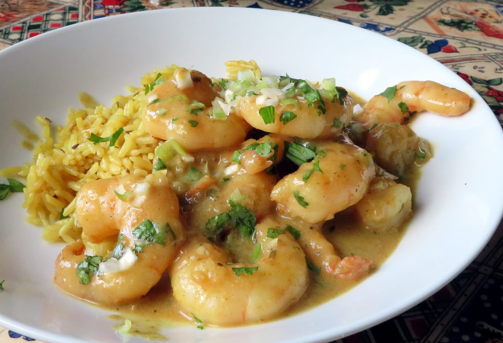 Curry Coconut King Prawns | The English Kitchen