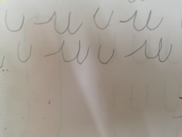 CLASE DE MÓNICA : TRAZO LETRA U