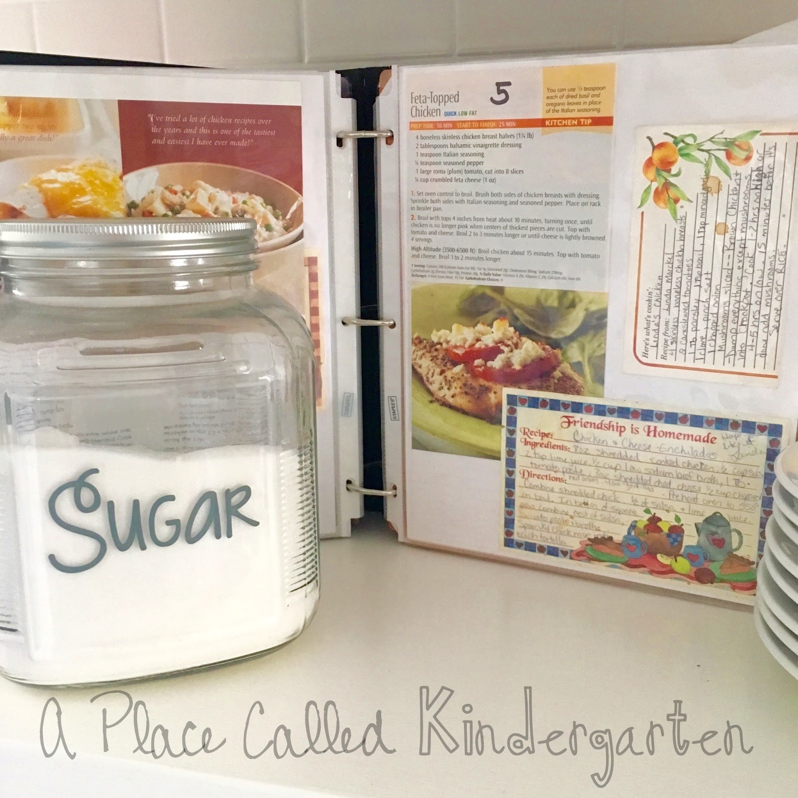 A Place Called Kindergarten: Teacher Time Saver...Plan to Eat